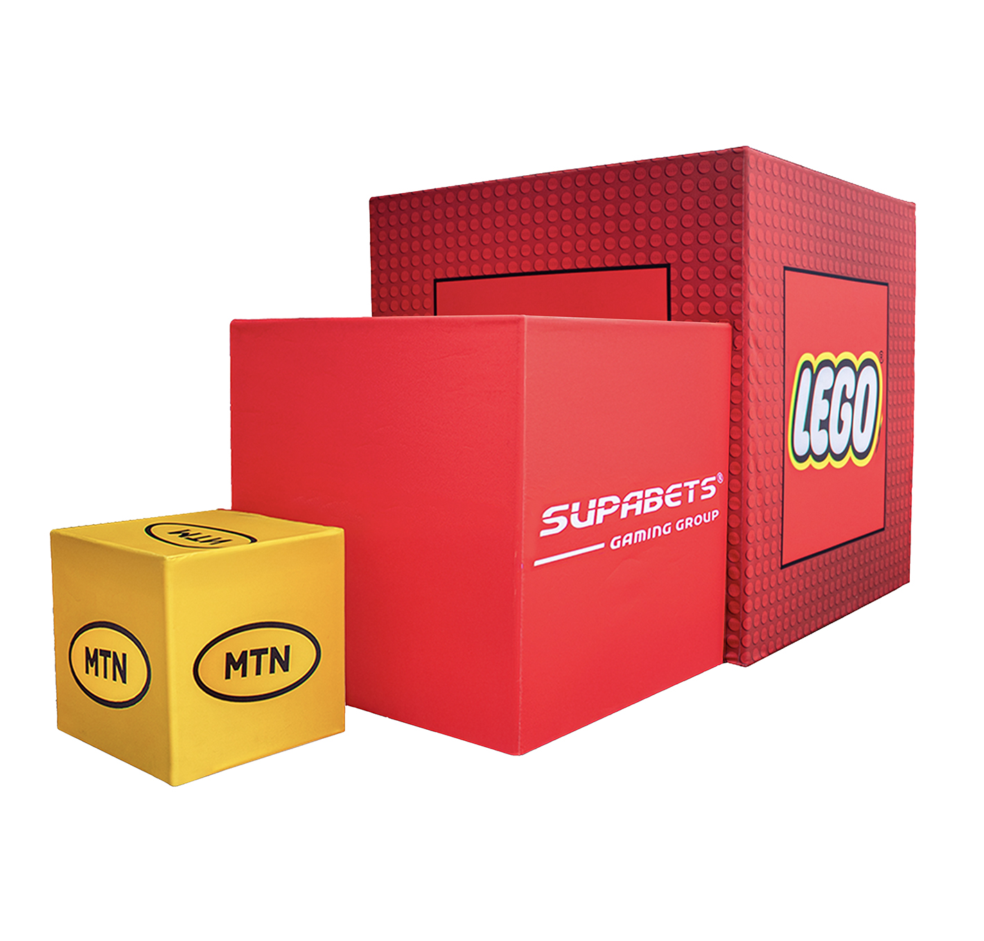 Aluminium Stacking Cubes 1000 x 1000 - National Flag