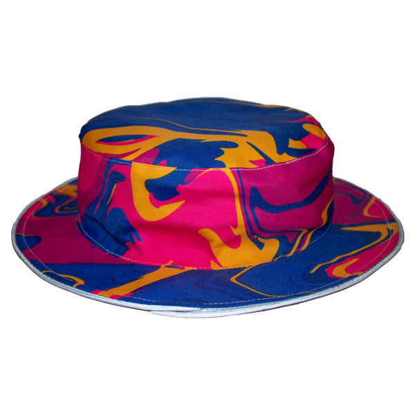 Florence Sun Hat With Reflective Piping - National Flag