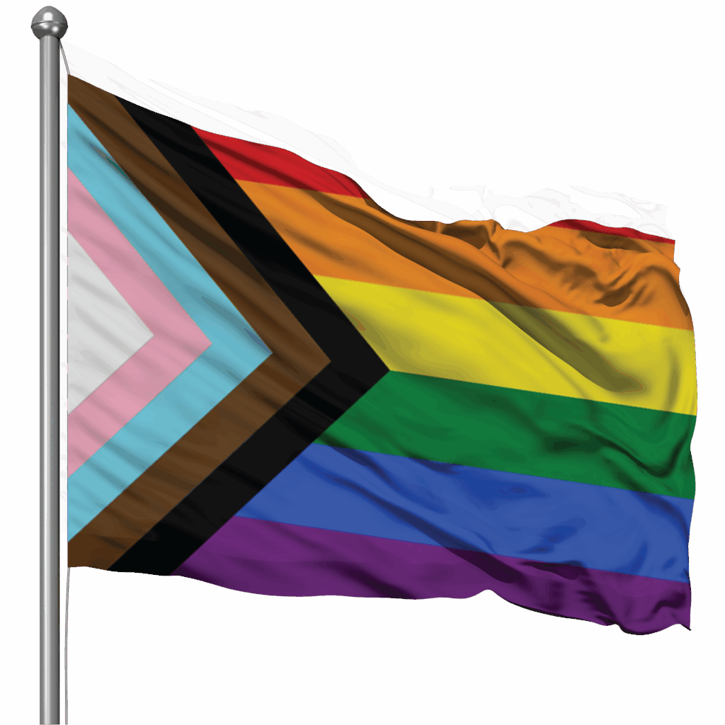 PROGRESS PRIDE FLAG 180 x 120cm (Ultrasheen) - National Flag
