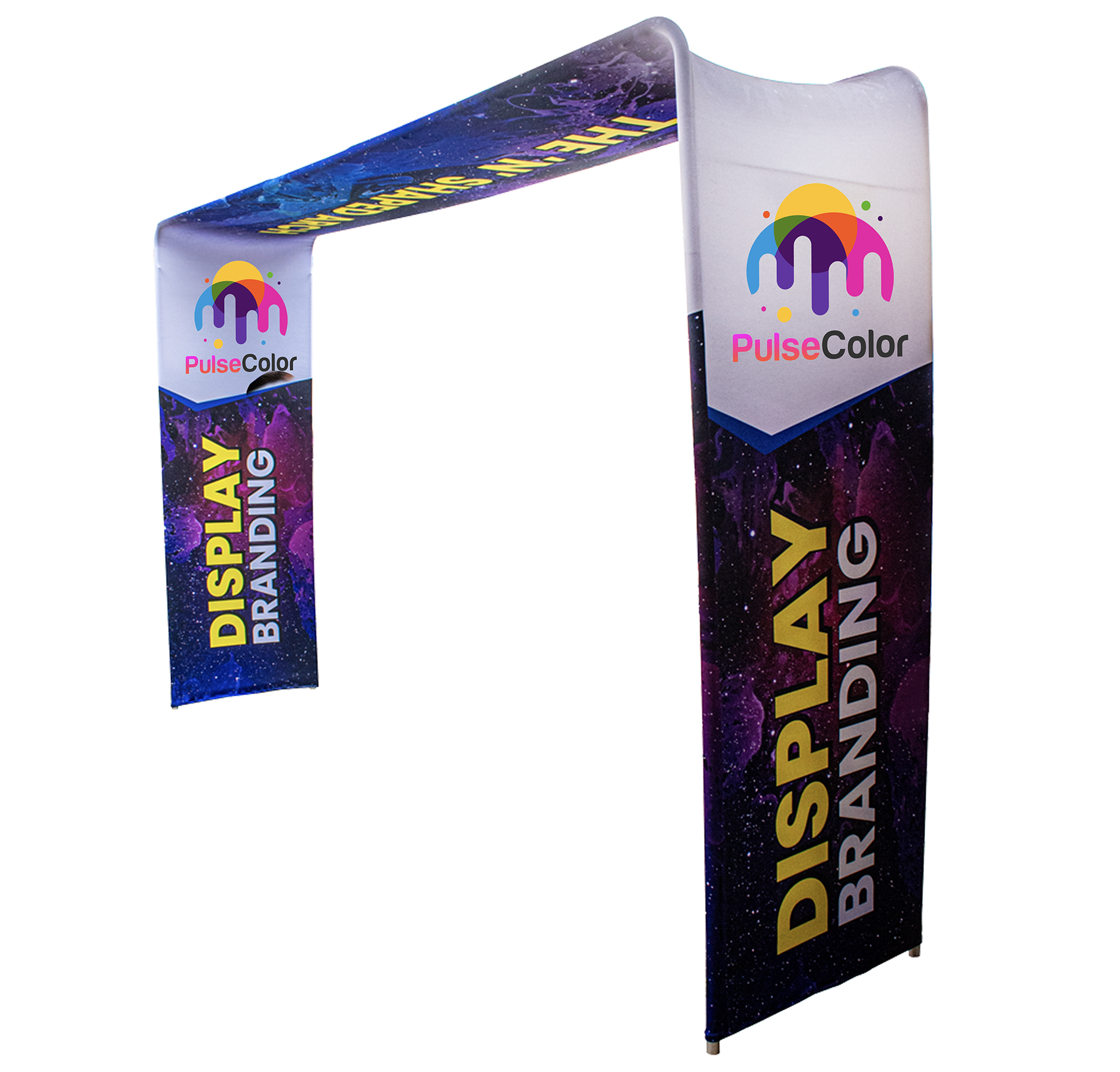 Flat Arch Banner 4000 x 800 x 2400 - National Flag