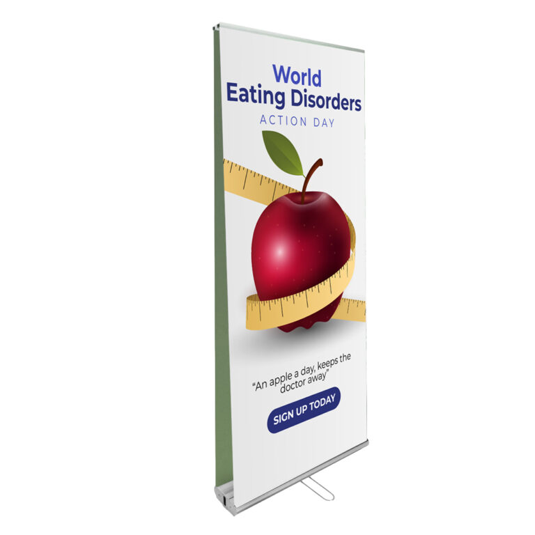 Pull Up Banner 0 85 X 2m Double Sided Pvc Complete Economy