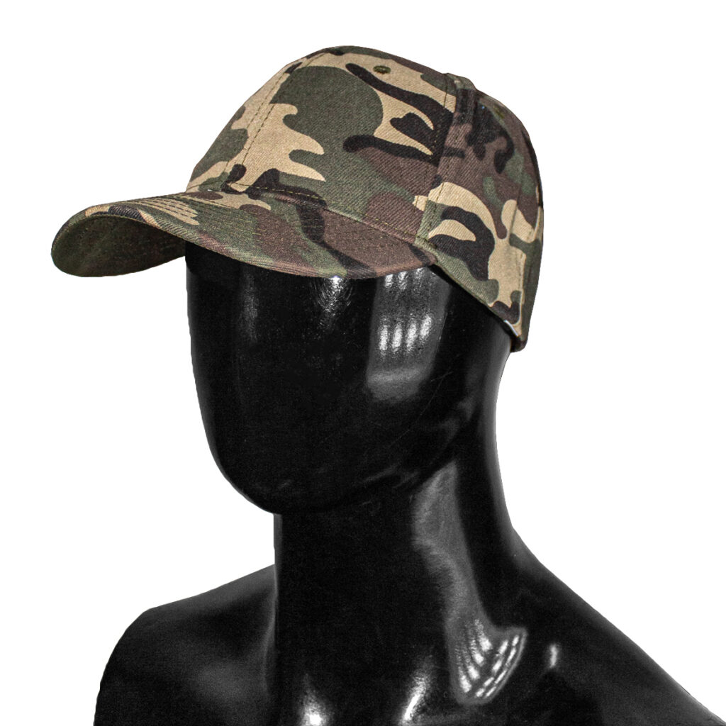 Camo 6-Panel Camouflage Cap - National Flag
