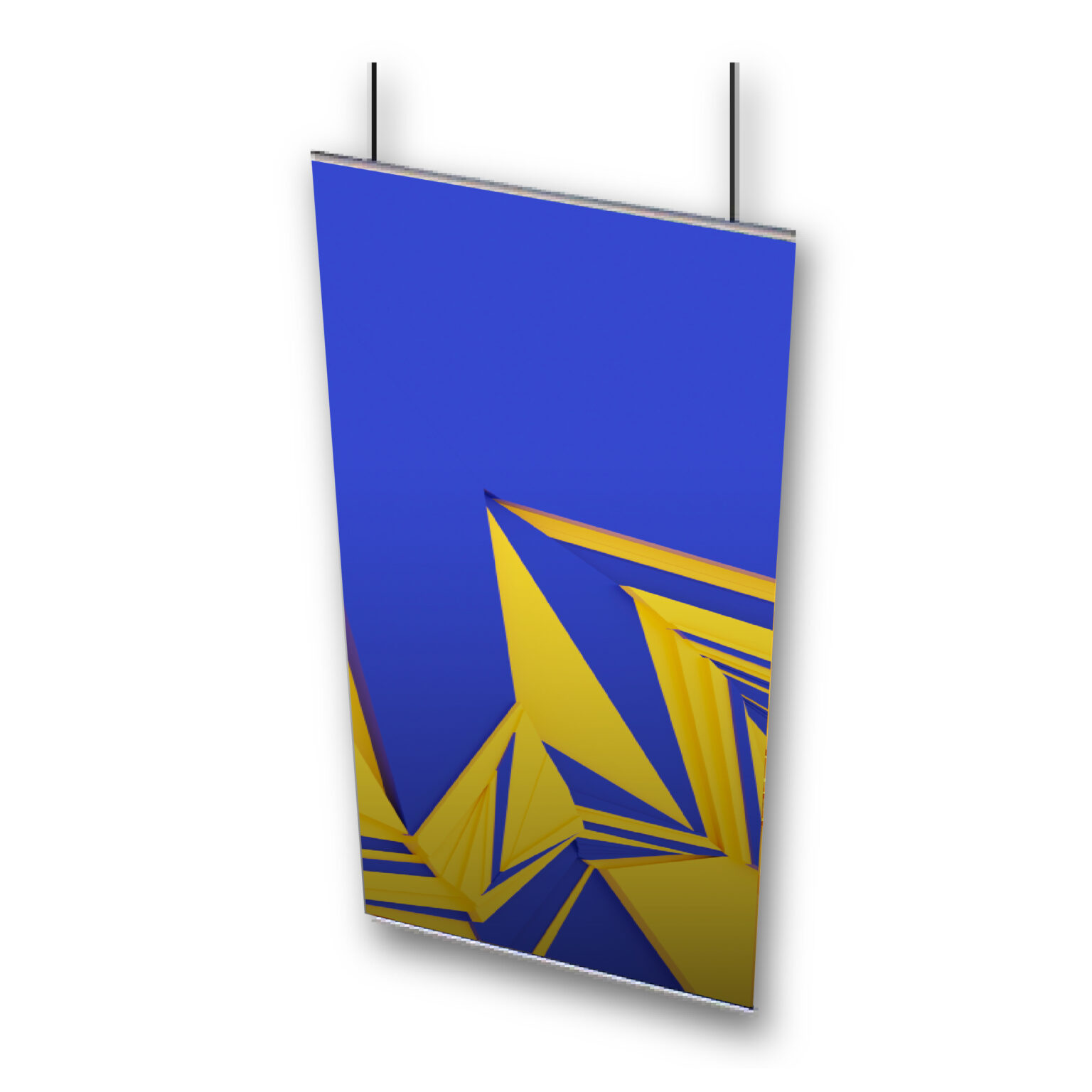 Hanging Banner 1 x 2m, Double Sided + Extrusion - National Flag