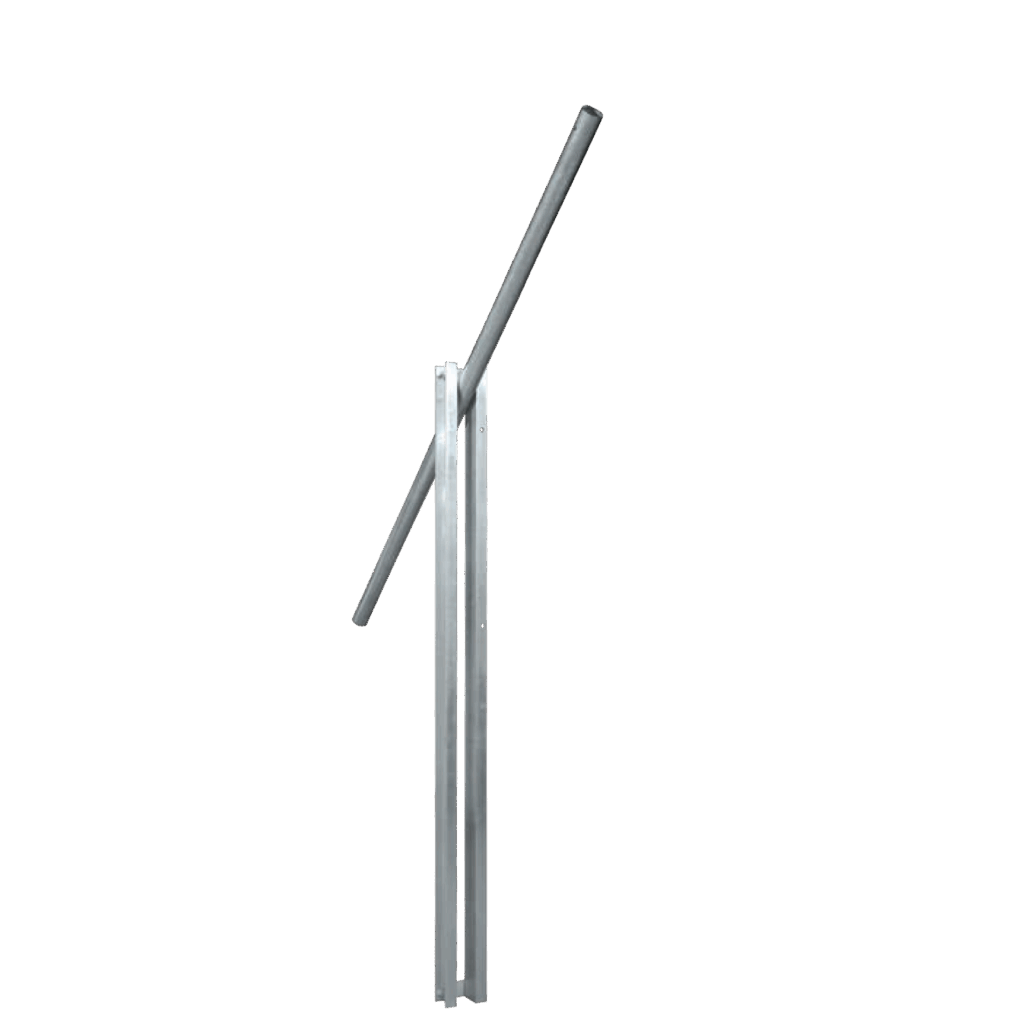 Swivel Base Flagpole 6m - including installation (one unit) - National Flag