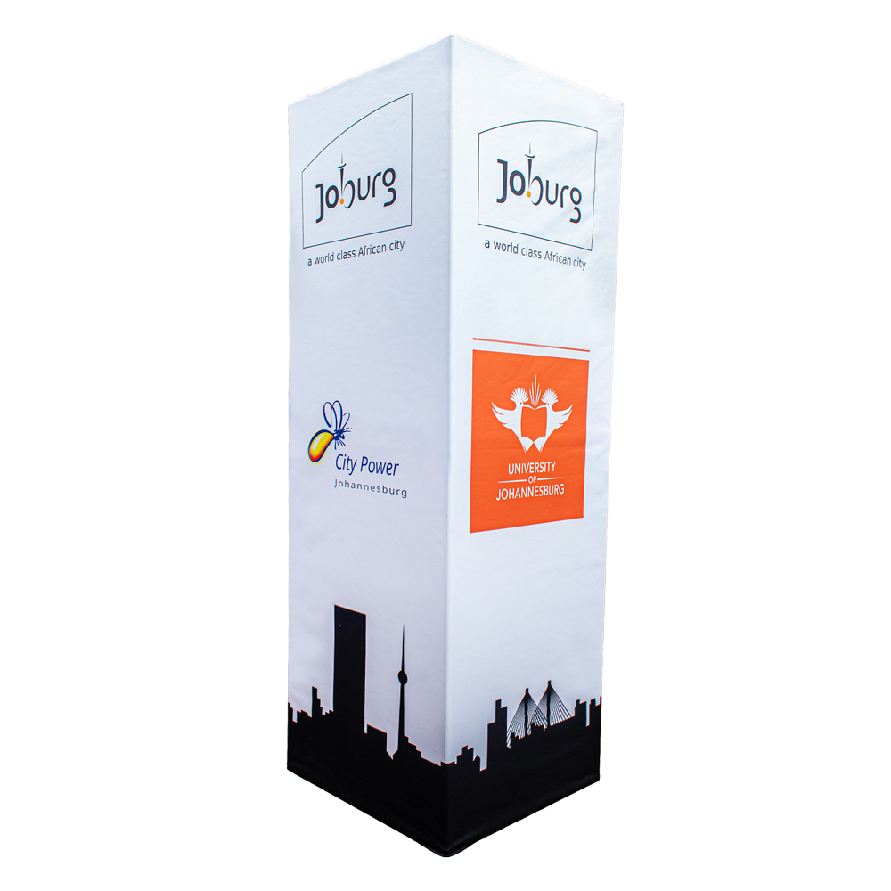 Fabric Tower Rectangular 1m x 3m - National Flag