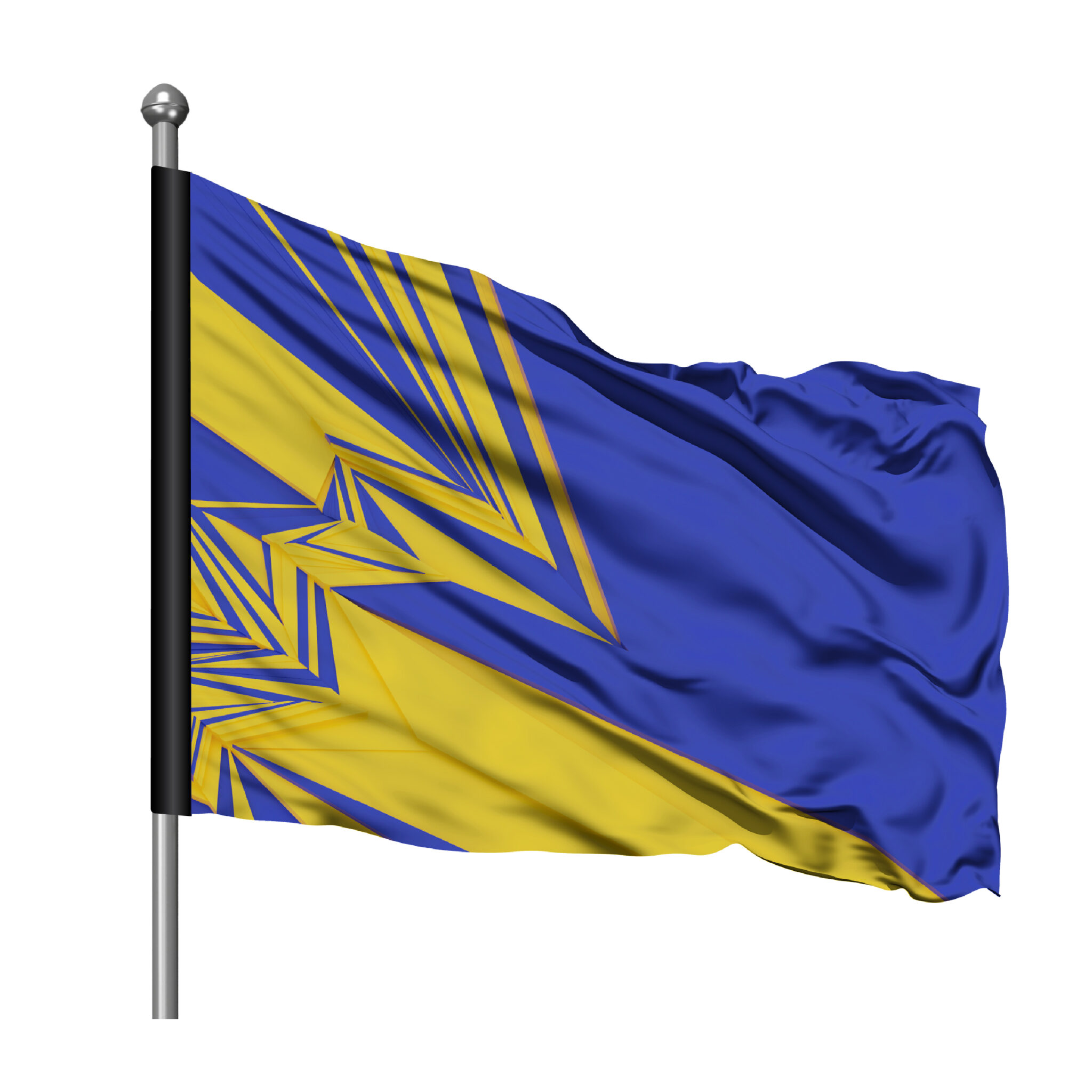 Digitally Printed Flag, Double Sided, 2700mm x 1800mm, with sleeve ...