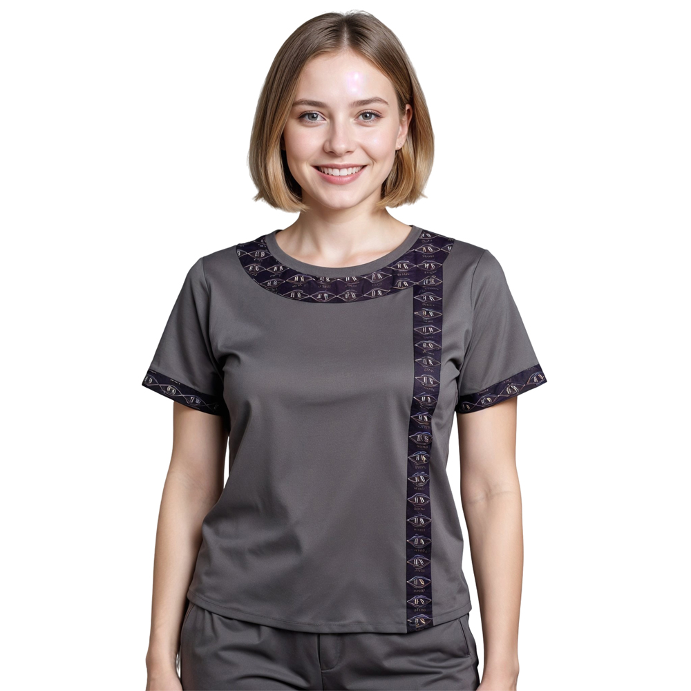 Samburu Dye Sub Border Scrubs Ladies - National Flag