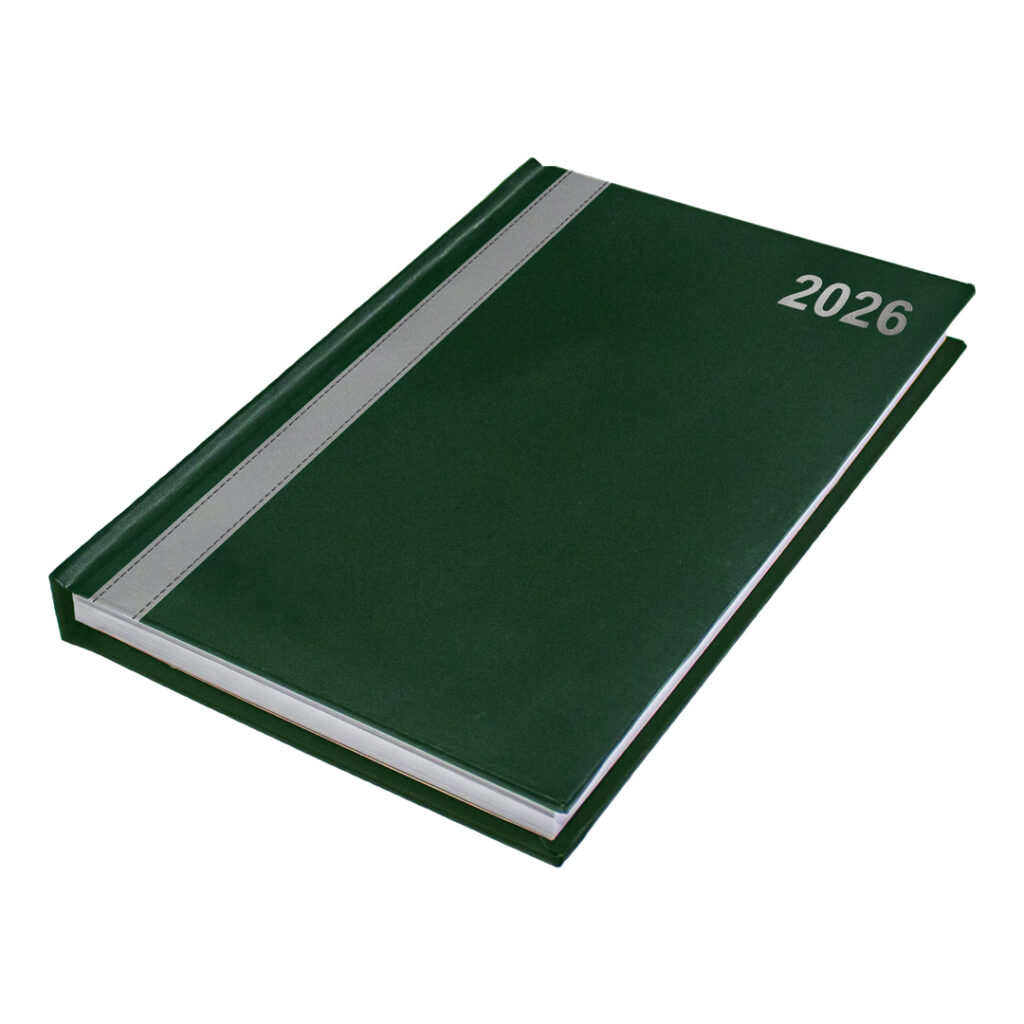 A5 Linea Stripe Two-Tone Diary (Padded Cover) - National Flag