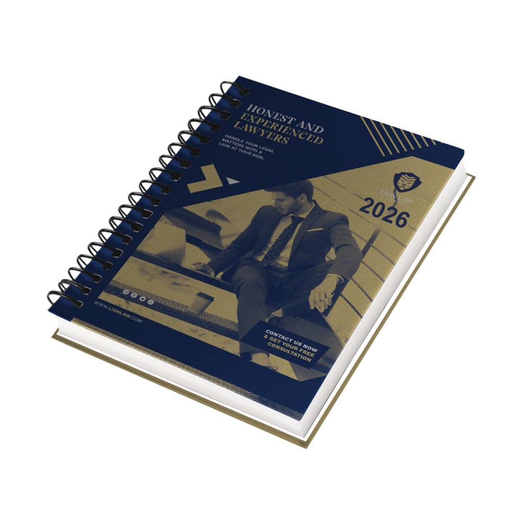 A5 Echo Full-Colour Wiro-Bound Laminated Diary (Unpadded Cover ...