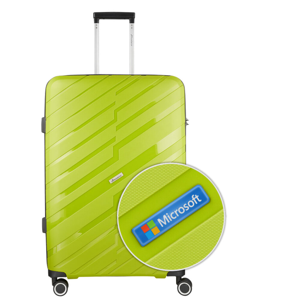 Travelwize Java PP 4-Wheel Spinner 75cm Luggage - National Flag