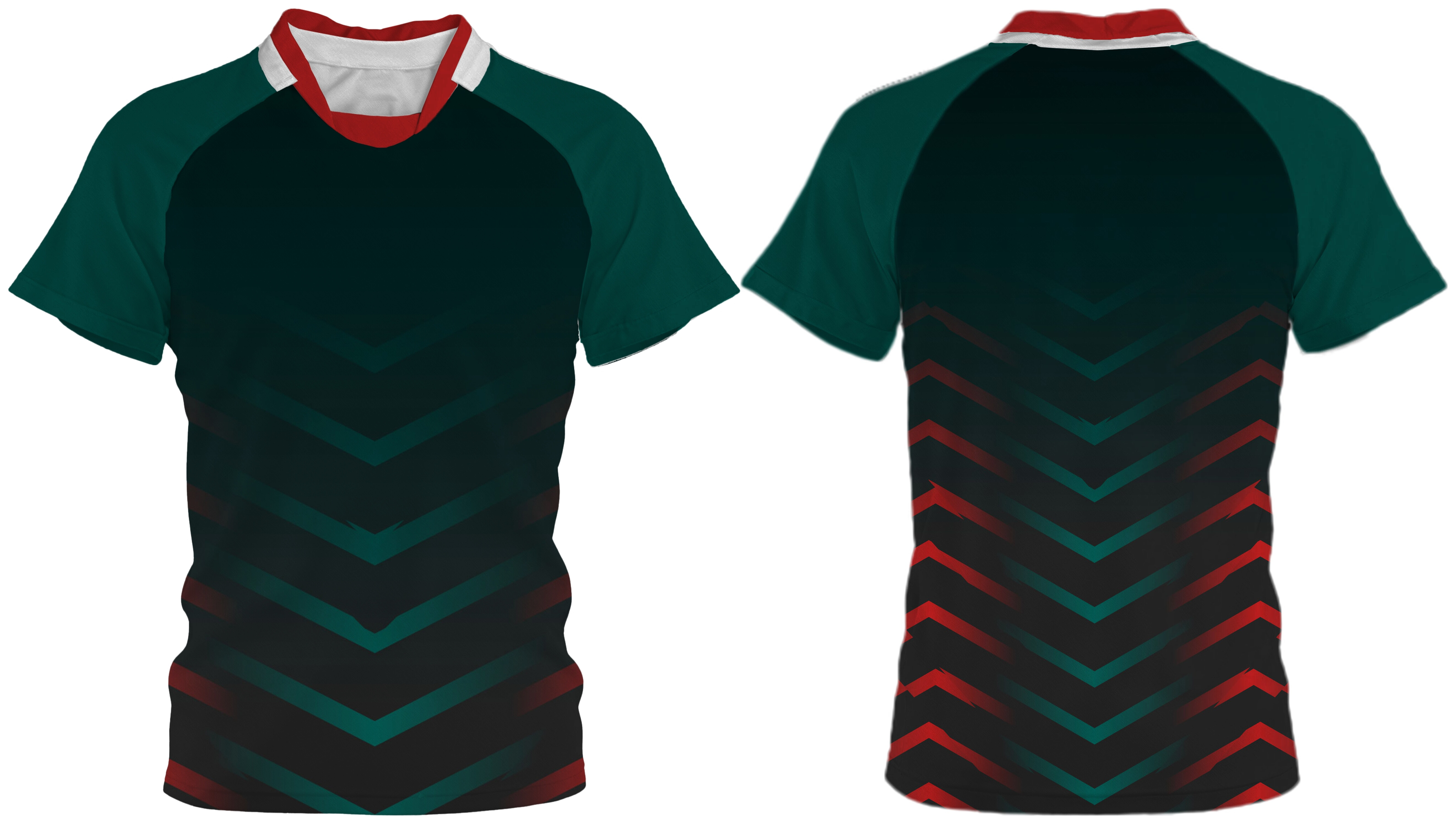 Insert Collar Neck Rugby Jersey - National Flag