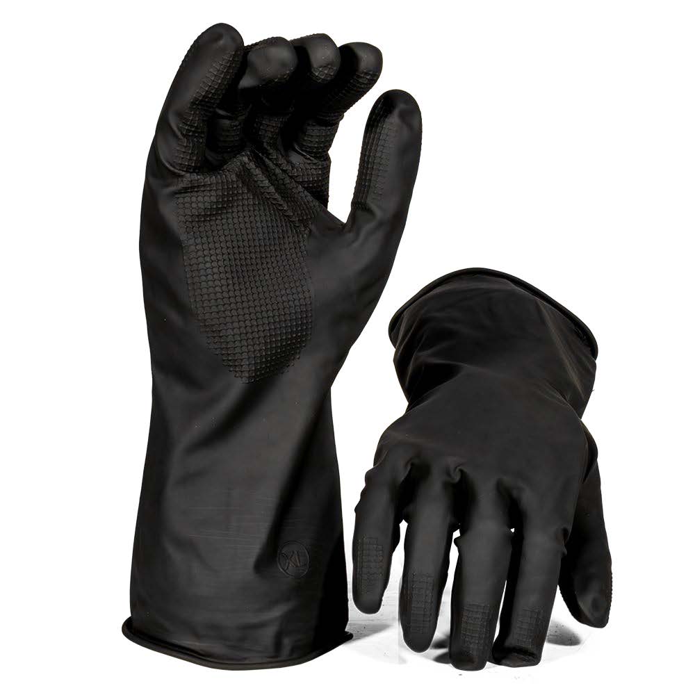 Black Builders Glove - Pack Of 12 Pairs - National Flag